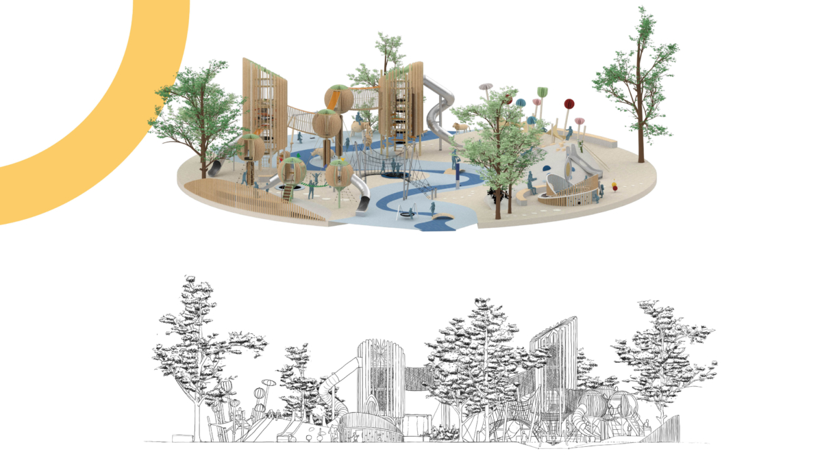 Circular Playground Template - Bananaz Studio